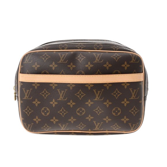 Louis Vuitton | Bags | Louis Vuitton Monogram Reporter Pm Brown M45254 Womens Canvas Shoulder ...